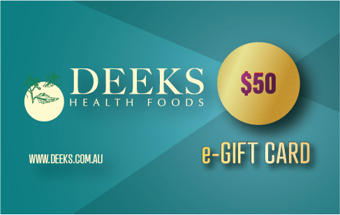 Deeks e-Gift Card – Deeks Health Food